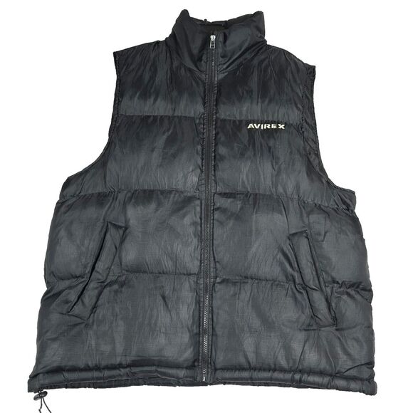 Avirex | Jackets & Coats | Avirex Puffer Vest Mens Extra Large Black ...